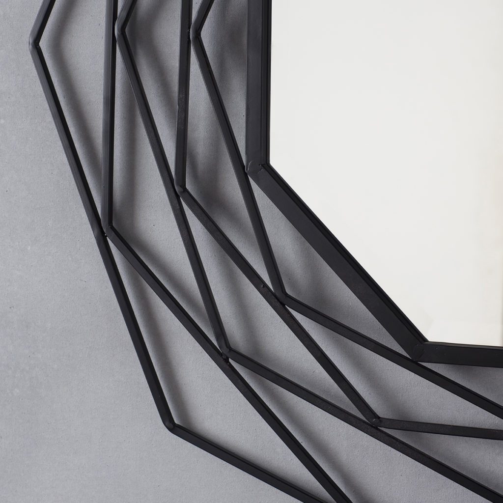 Gold Octagonal Metal Wall Mirror - Primrose & Plum