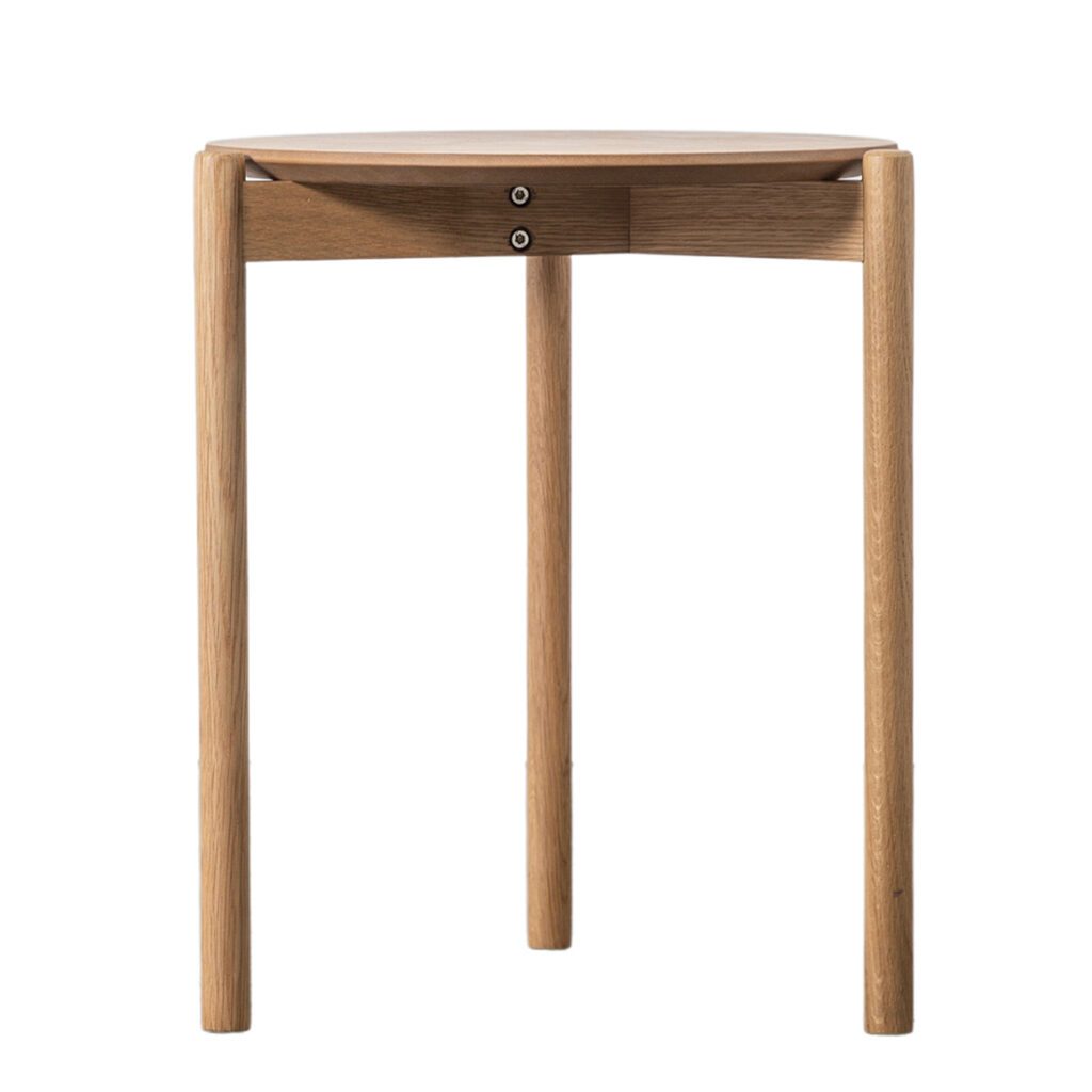 Bobbin Square Oak Side Table | Side Tables | Furniture