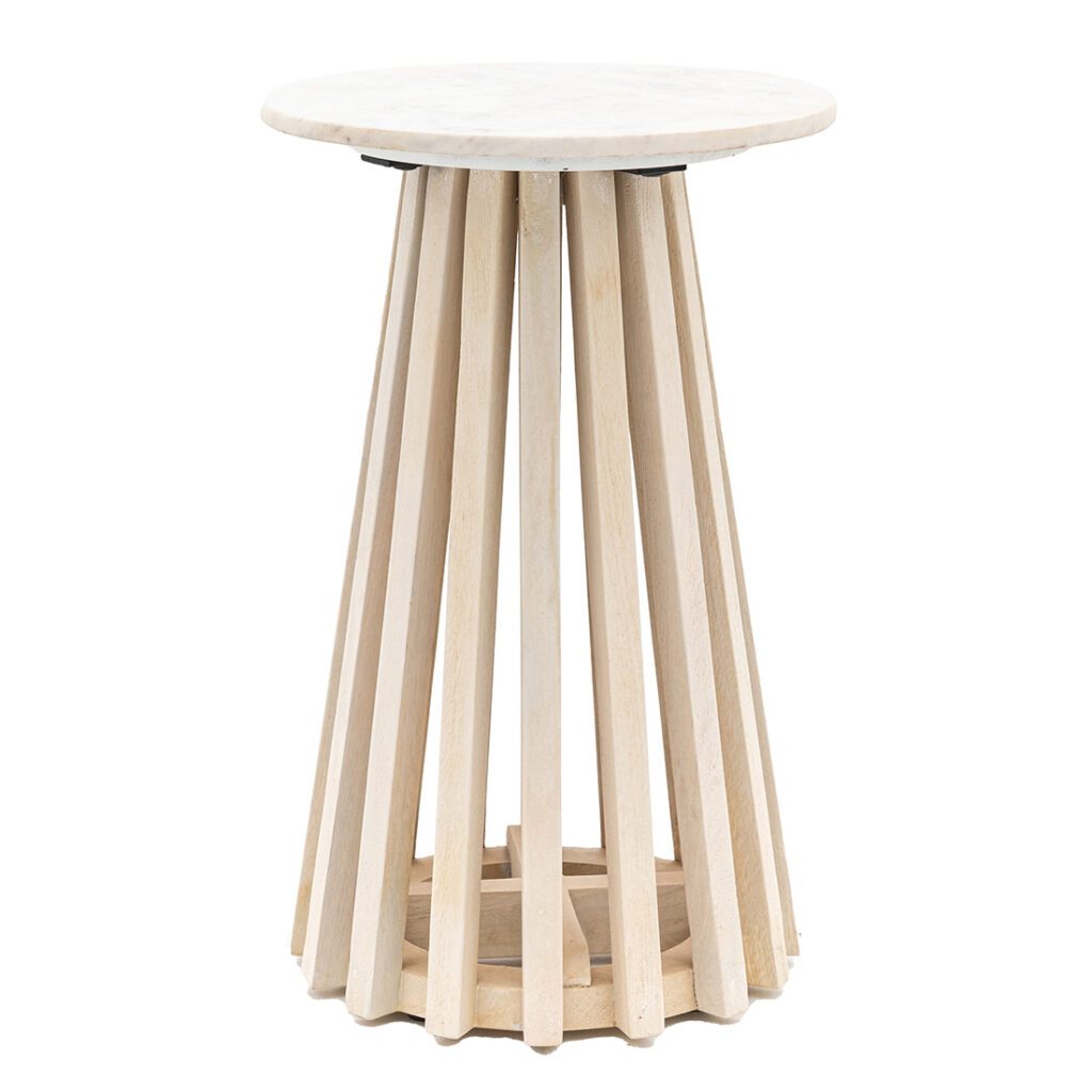 Bobbin Square Oak Side Table | Side Tables | Furniture